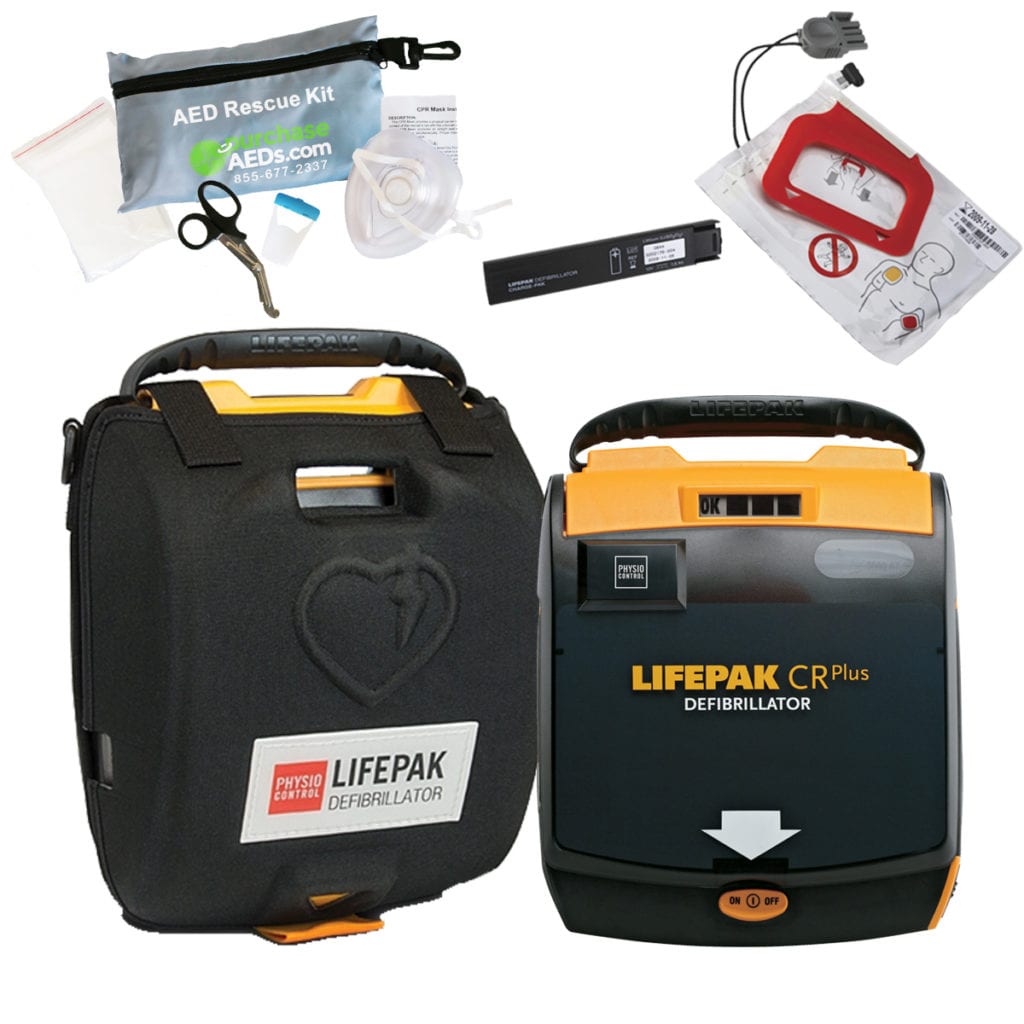 LIFEPAK 1000 AED Professional Portable Bundle - Purchase AEDs
