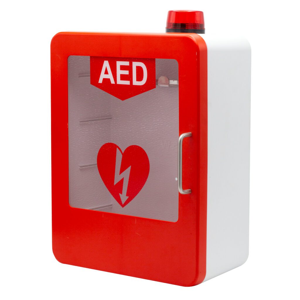 AED Cabinet Emergency Red - Purchase AEDs