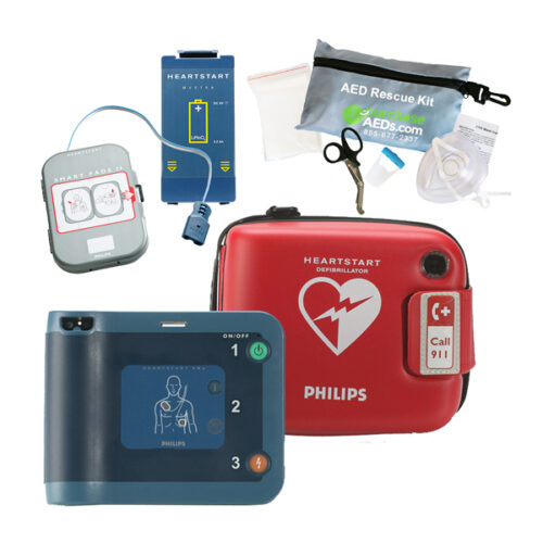 Philips HeartStart FRx Recertified AED Portable Bundle - Purchase AEDs